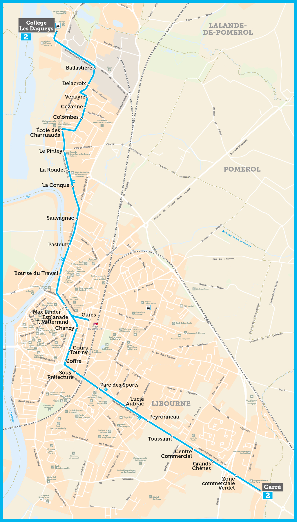 Ligne 2 - Calibus - Un service de transports en commun de La Cali