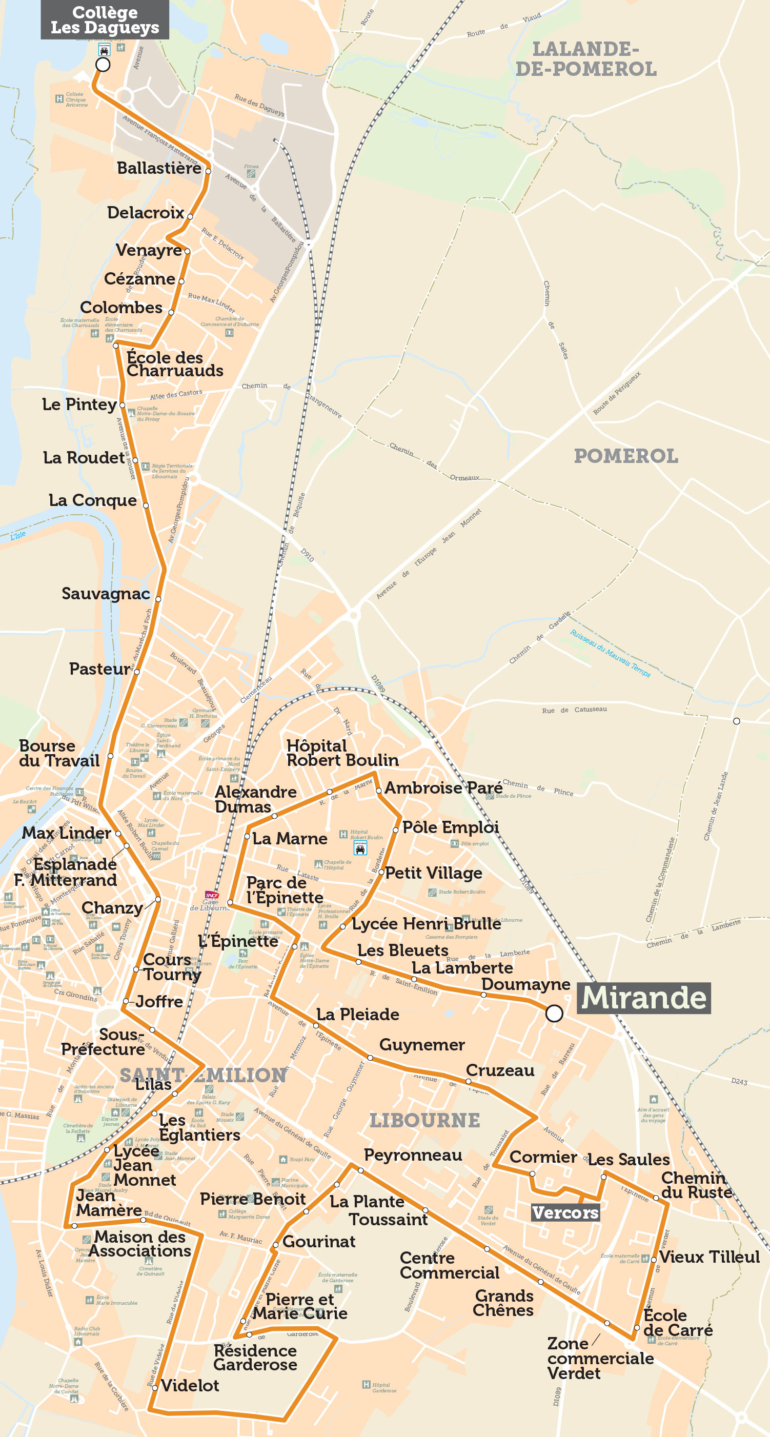 Ligne Plage - Calibus - Un service de transports en commun de La Cali