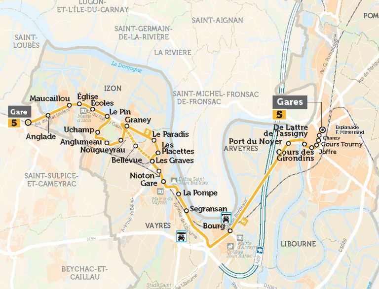 Ligne 5 - Calibus - Un service de transports en commun de La Cali