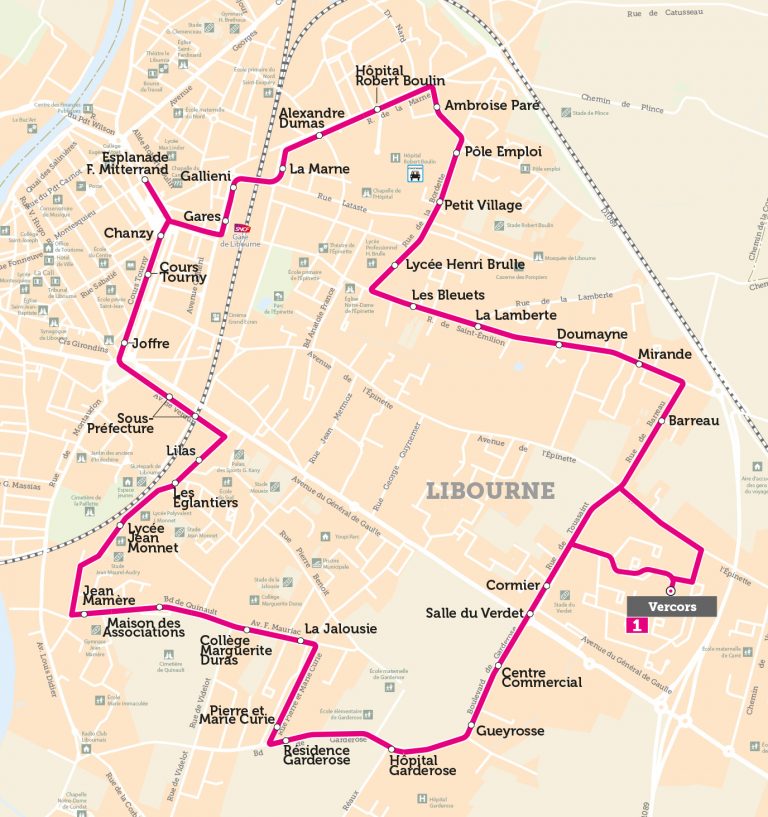 Ligne 1 - Calibus - Un service de transports en commun de La Cali