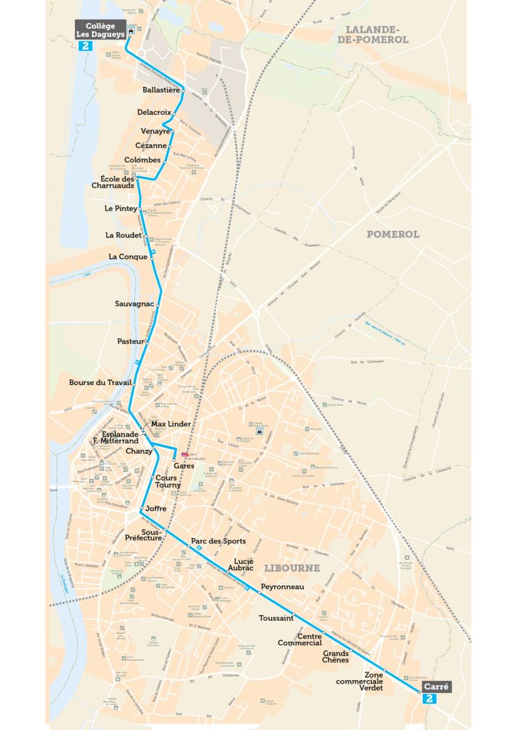 Ligne 2 - Calibus - Un service de transports en commun de La Cali