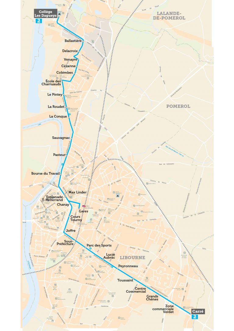 Ligne 2 - Calibus - Un service de transports en commun de La Cali