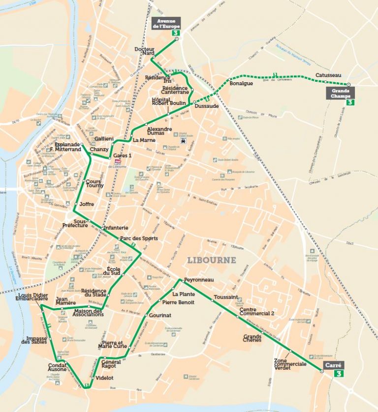 Ligne 3 - Calibus - Un service de transports en commun de La Cali