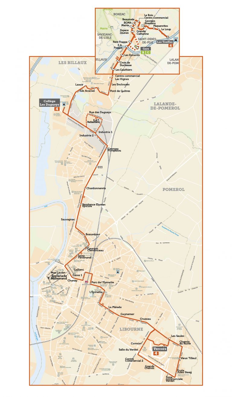 Ligne 4 - Calibus - Un service de transports en commun de La Cali