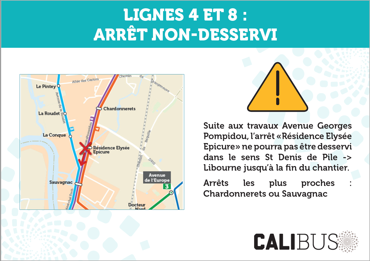 Ligne 8 - Calibus - Un service de transports en commun de La Cali