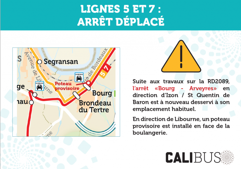 Ligne 5 - Calibus - Un service de transports en commun de La Cali